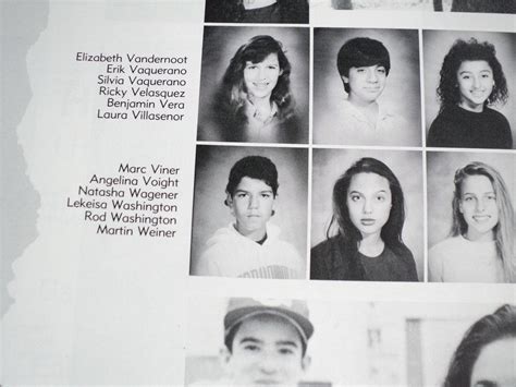 Monica Lewinsky And Angelina Jolie Pitt 1990 Beverly Hills High School Yearbook 1862843683