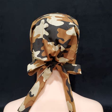 Light Brown Camouflage Scrub Cap Scrub Hat Surgical Cap Etsy