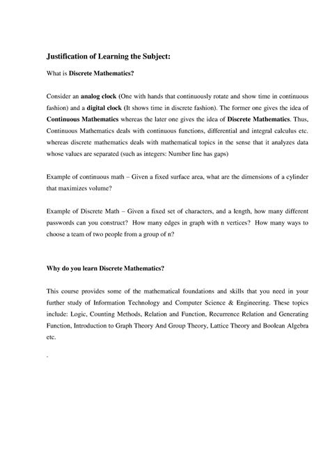Discrete Mathematics Pages Deleted Computer Science SGBAU Studocu