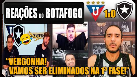 REAÇÕES BOTAFOGUENSES LDU 1x0 BOTAFOGO LIBERTADORES VAMOS RIR DO