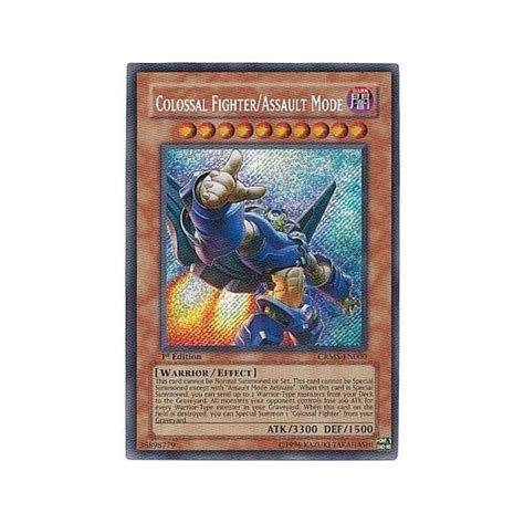 Yu Gi Oh Card Crms En000 Colossal Fighterassault Mode Secret Rare