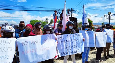 Buruh Di Gorontalo Tuntut Permenaker Nomor 2 Tahun 2022 Dicabut Gopos Id