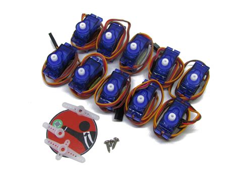 Pack 10 Micro Servo Motor Sg90 Makerschile
