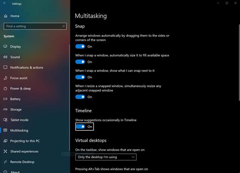 How Can I Disable The Timeline In Windows April Update Super User