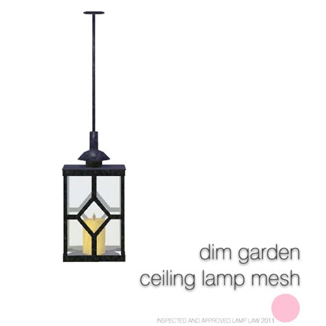 The Sims Resource Dim Ceiling Lamp Mesh