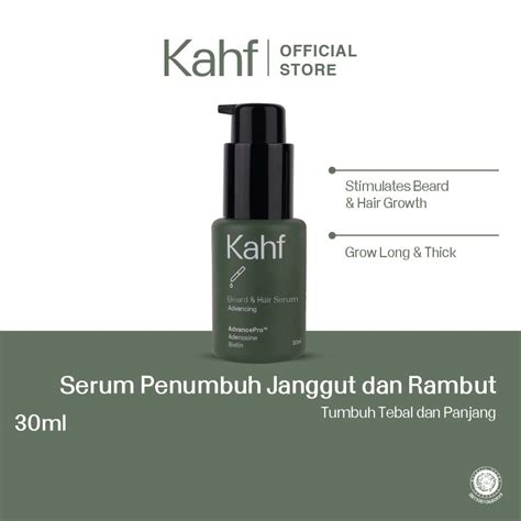 Jual Kahf For Men Advancing Beard And Hair Serum 30 Ml Serum Penumbuh