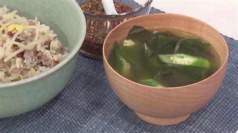 わかめとオクラのスープ｜キユーピー3分クッキング｜日本テレビ