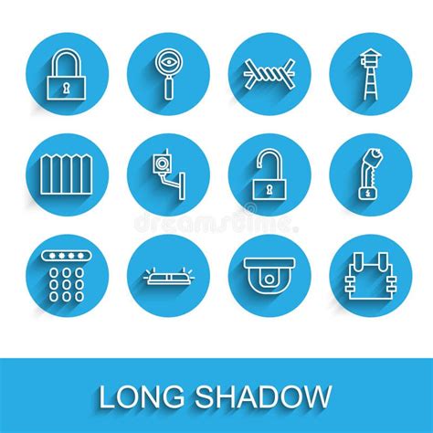 Set Line Password Protection Flasher Siren Lock Motion Sensor Bulletproof Vest Security