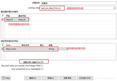 Kettle82查询组件之流查询kettle流查询 Csdn博客