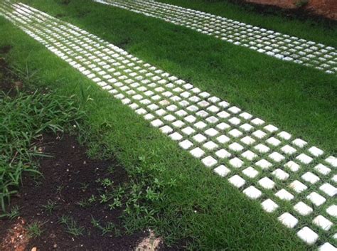 Drivable Grass Driveway Landscaping Backyard Landscaping Grass Driveway