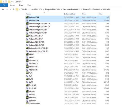 Arduino Library For Proteus V The Engineering Projects