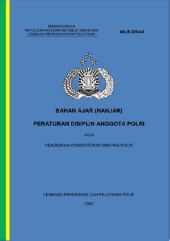 Hanjar Peraturan Disiplin Polri Darusman Sampali Flip Pdf Anyflip