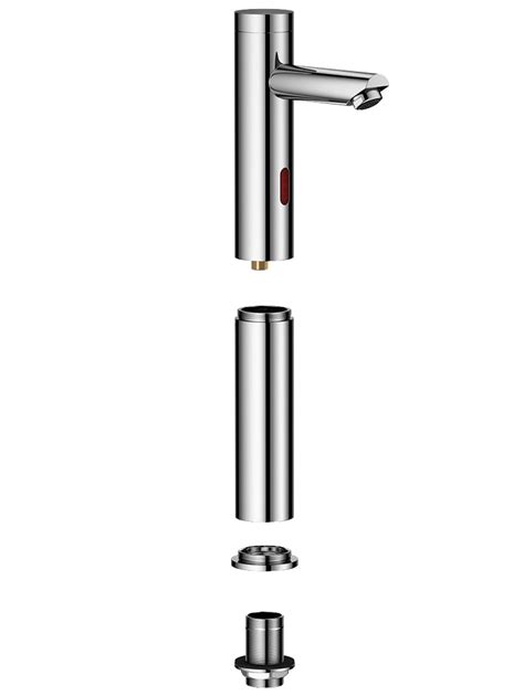 Tall And Short Pillar Design Infrared Sensor Tap With Front Infrared