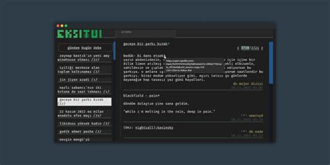 Github Agmmnn Eksitui Tui For The Turkish Collaborative Hypertext