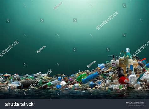 D Rendering Problem Plastic Bottles Microplastics Stock Illustration Shutterstock