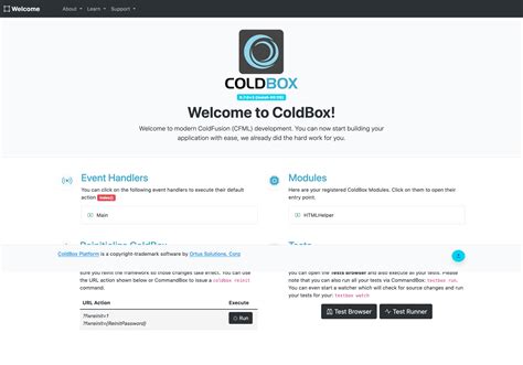 getting started guide coldbox hmvc documentation
