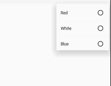 android - How to show the Radio Button icon on the left side in a Popup ...