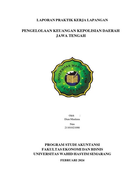 Laporan Pkl Dian Maulana 1 1 Pdf