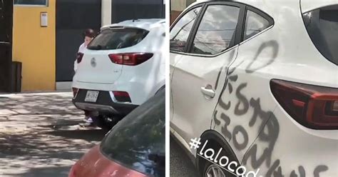 “no Estacionarse” El Mensaje De Una Mujer En La Vagoneta De Una