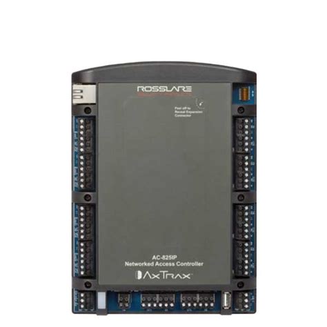 rosslare ac825ip expandable networked access control panel din
