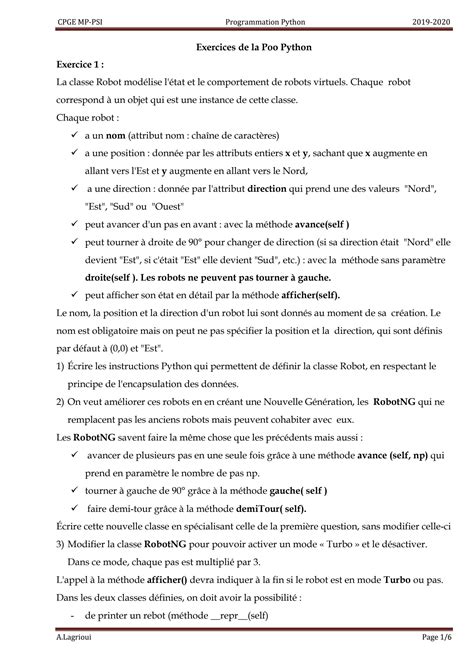 SOLUTION Td Sql Et Classe Python Tres Bon Exercice Avec Corrige Studypool