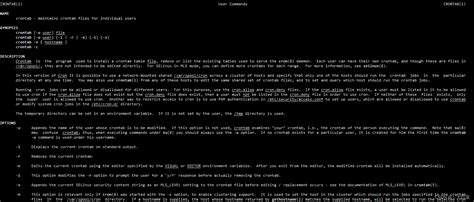 Crontab 备份crontab任务 Csdn博客