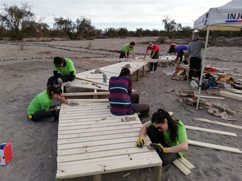 Aquientrenos Bienvenidos Jóvenes construyeron accesos y senderos