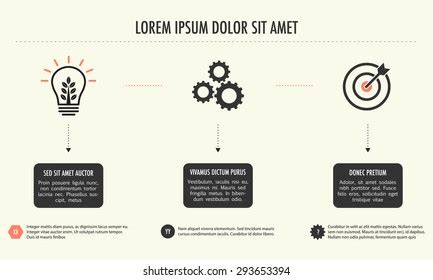 Flowchart Diagram Presentation Business Concept Developing 스톡 벡터 로열티 프리