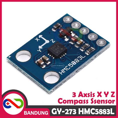 Jual GY HMC L MODULE SENSOR MAGNETOMETER COMPASS TRIPLE AXIS X Y Z Shopee Indonesia