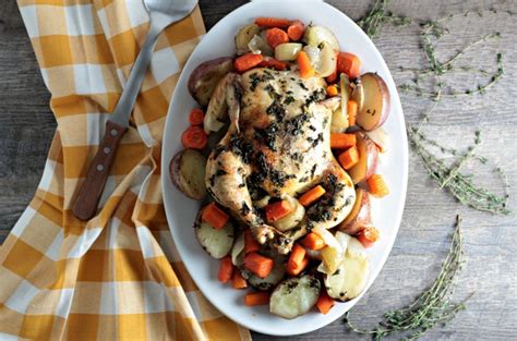 Roasted Chicken Potatoes And Carrots Mindys Cooking Obsession