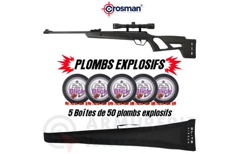 Pack EXPLOSIF Crosman Vital Shot 4 5mm 19 9 Joules Armurerie Loisir