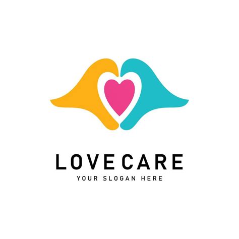 Heart Care Logo Design Template Vector Icon 21524403 Vector Art At Vecteezy
