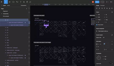 How To Create A Component That Maintains Their Aspect Ratio In Figma