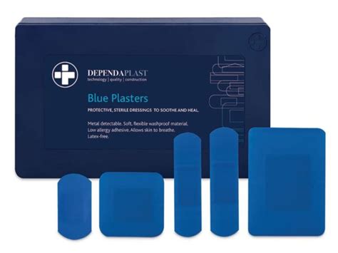 Dependaplast Blue Plasters Assorted Brennan Hygiene