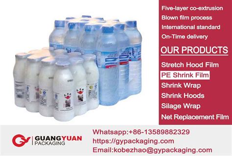 Shrink Wrap Packaging For Bottlescollation Shrink Film Manufacturers