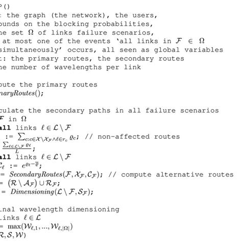Algorithm For Solving The Fault Tolerance Problem Providing