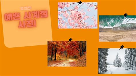 계절별 사진 보기 Youtube