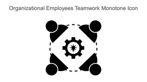 Teamwork Monotone Icon Slide Team