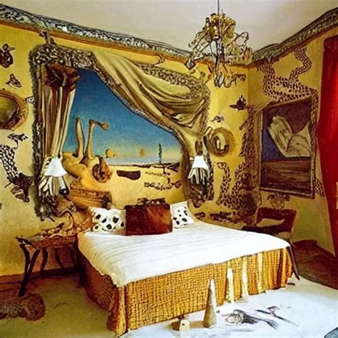 a cozy bedroom decorated by salvador dali, detailed, | Stable Diffusion ...
