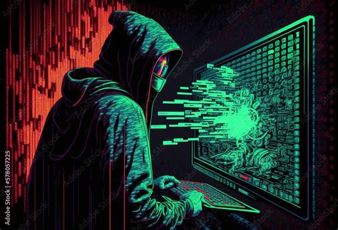 Ai Generated Render Of A Cyber Attack Protecting Your Network From Malware Phishing And More