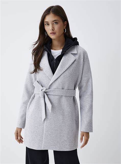 Belted Felt Coat Twik Womens Wool Coats Fallwinter 2019 Simons