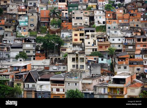 Brazil Sao Paulo Favela Stock Photo Alamy