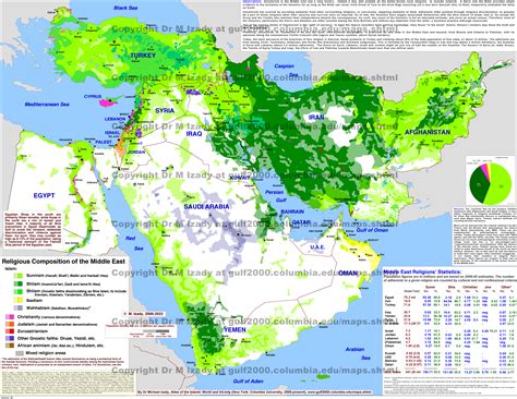 3 Maps Of Religions In The Middle East Illustrate The Complexities