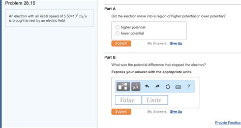 Solved An Electron With An Initial Speed Of 5 50 Times 10 5