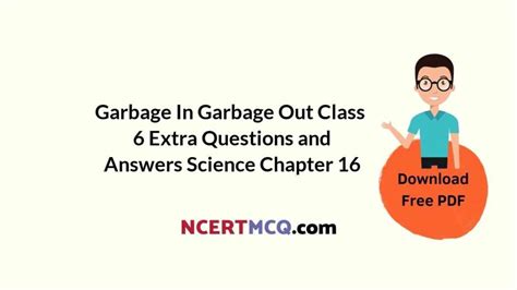 garbage in garbage out class 6 extra questions and answers science