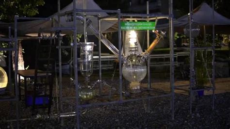 Chemistry Lab Distillation Of Liquid Mi Stock Video Pond5