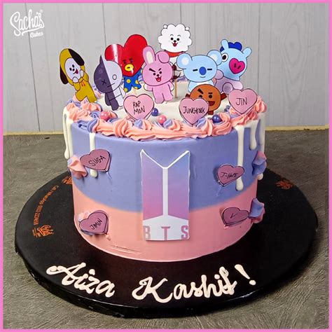 Bts Theme Birthday Cake Sachas Cakes