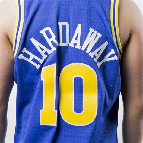 Mitchell And Ness Golden State Wariors 10 Tim Hardaway Royal Swingman