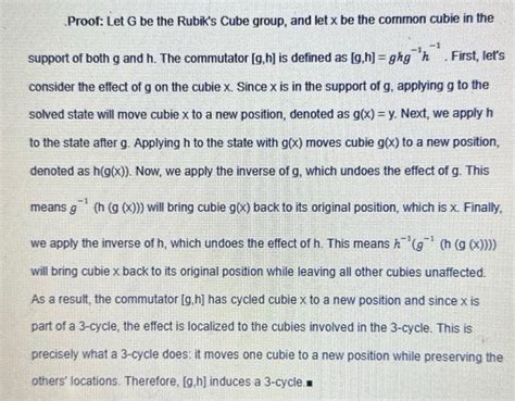 Solved Theorem If G H Is A Commutator Where X Is In The Chegg Com