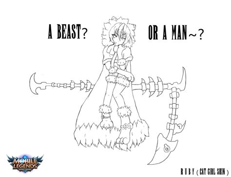 Mobile Legends Ruby Cat Girl By Iblackcat26 On Deviantart
